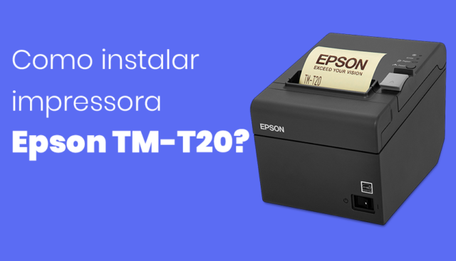 Como instalar impressora Epson TM-T20